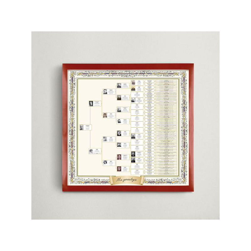 Pack de 16 arbres généalogiques décoratifs pour Généatique en téléchargement